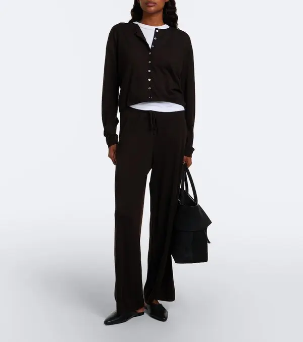 LESET James Wool Wide-leg Pants