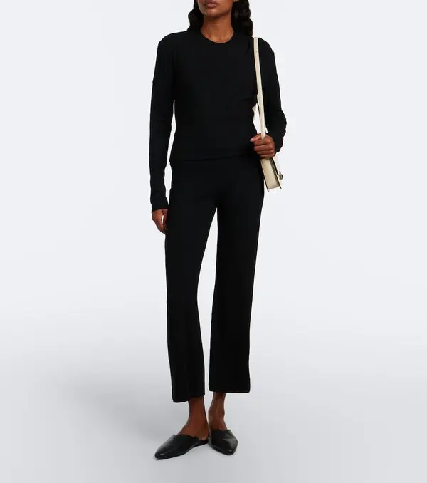 LESET Lauren Jersey Wrap Top