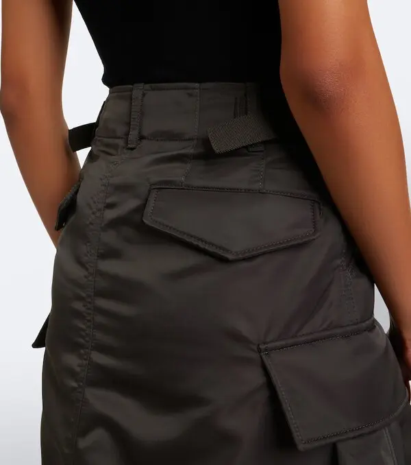 Sacai Twill Midi Skirt
