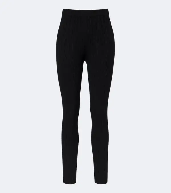 YVES SALOMON Wool And Cashmere-blend Ski Leggings - Black