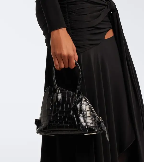 Attico Sant Ambroeus Mini Leather Top-handle Bag
