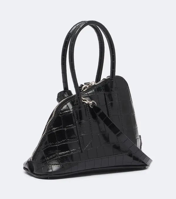 Attico Sant Ambroeus Mini Leather Top-handle Bag