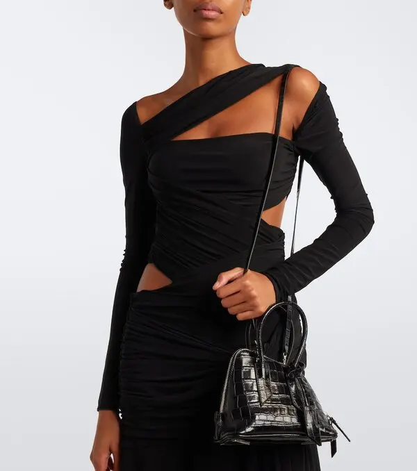 Attico Sant Ambroeus Mini Leather Top-handle Bag
