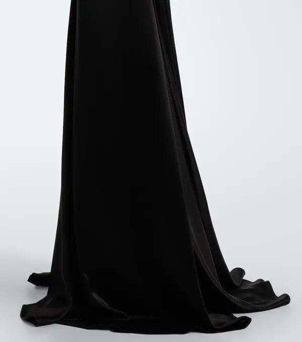 GEORGES HOBEIKA Embellished Gathered Gown