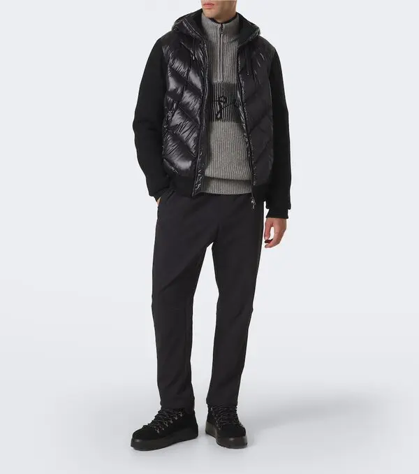 Bogner Loris Logo Yak Half-zip Sweater