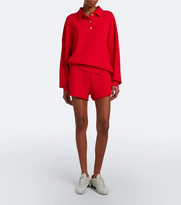 NORBA Julia Cotton Jersey Polo Sweatshirt
