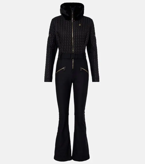Toni Sailer Livette Teddy-trimmed Ski Suit