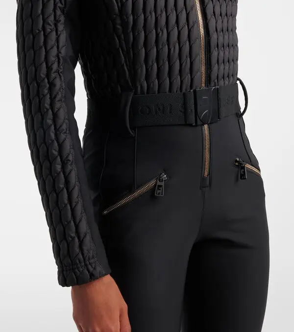 Toni Sailer Livette Teddy-trimmed Ski Suit