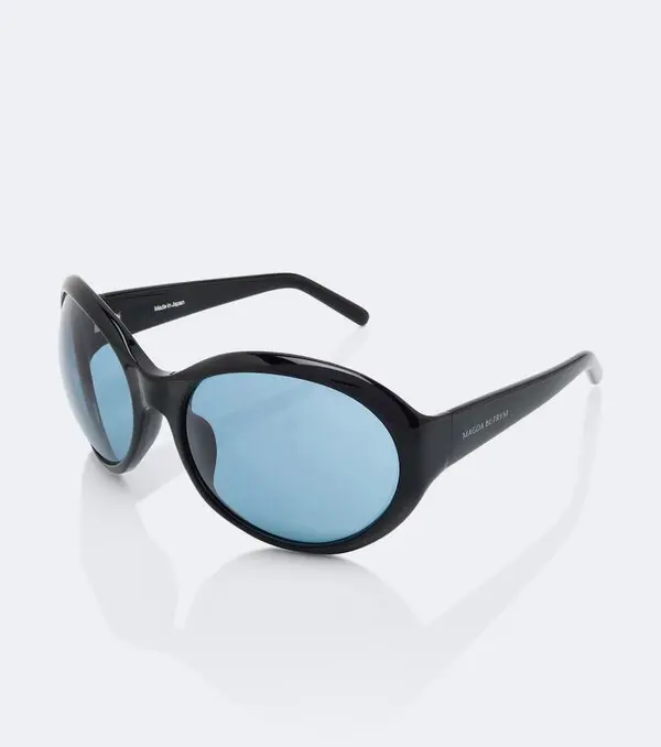 Magda Butrym Logo Oversized Sunglasses - Black