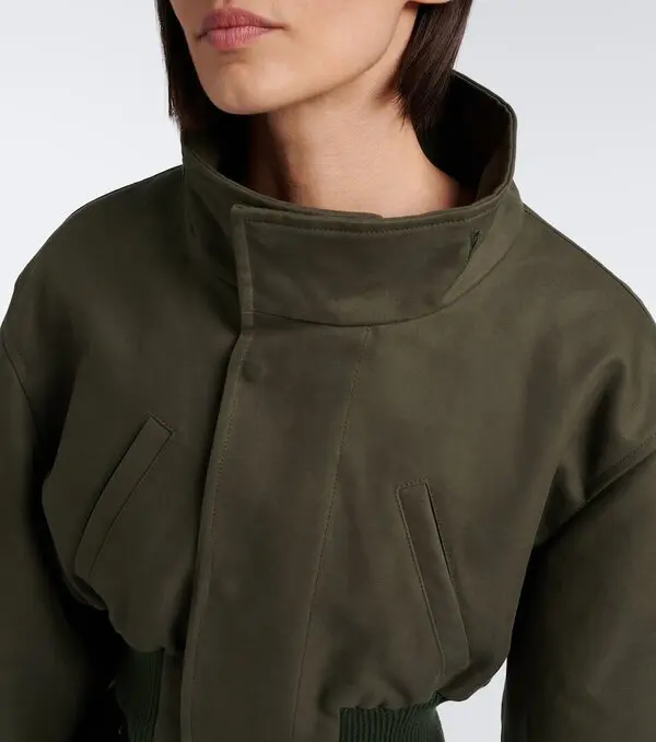 Balenciaga Cropped Cotton Jacket