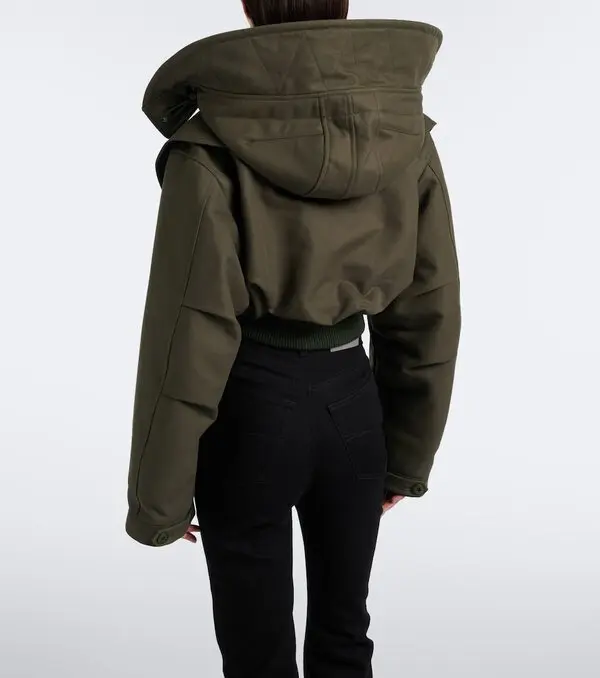 Balenciaga Cropped Cotton Jacket