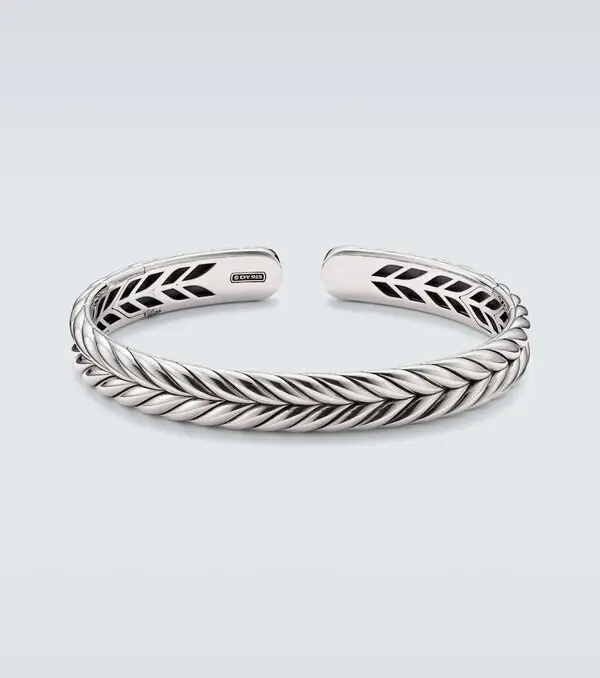 David Yurman Chevron Sterling Cuff Bracelet