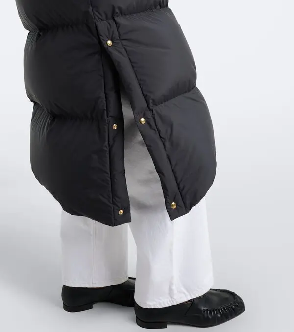 Moncler Ornement Tie-neck Down Coat