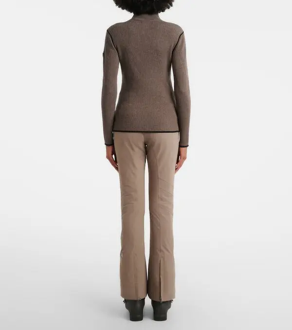 Toni Sailer Vinny Ribbed-knit Wool Ski Top