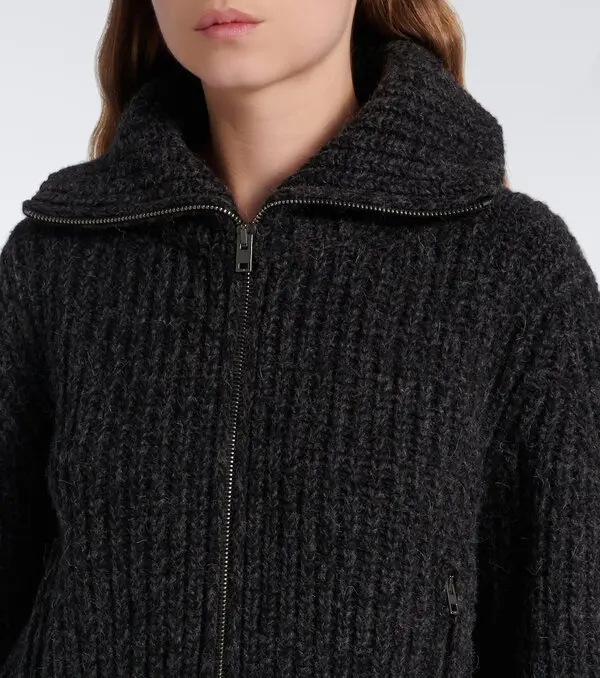 LEMAIRE Alpaca And Yak Zip-up Cardigan