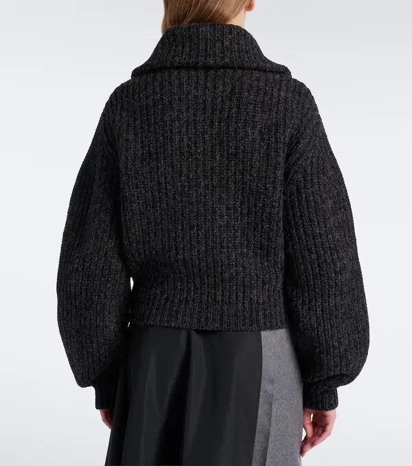 LEMAIRE Alpaca And Yak Zip-up Cardigan