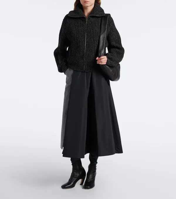 LEMAIRE Alpaca And Yak Zip-up Cardigan