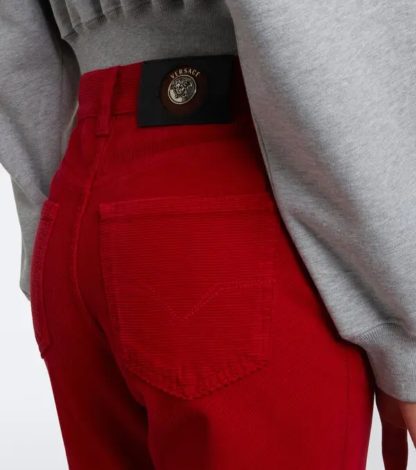 Versace Cotton Corduroy Slim Pants