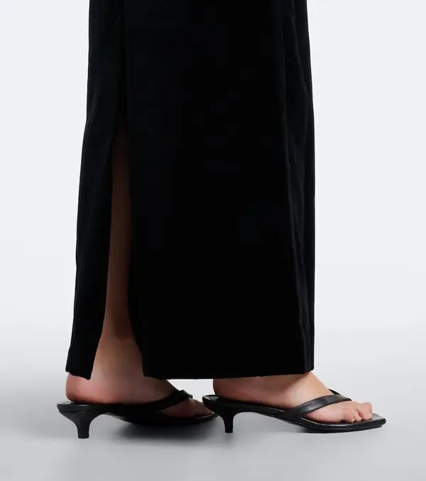 RÓHE Asymmetric Cotton Velvet Gown