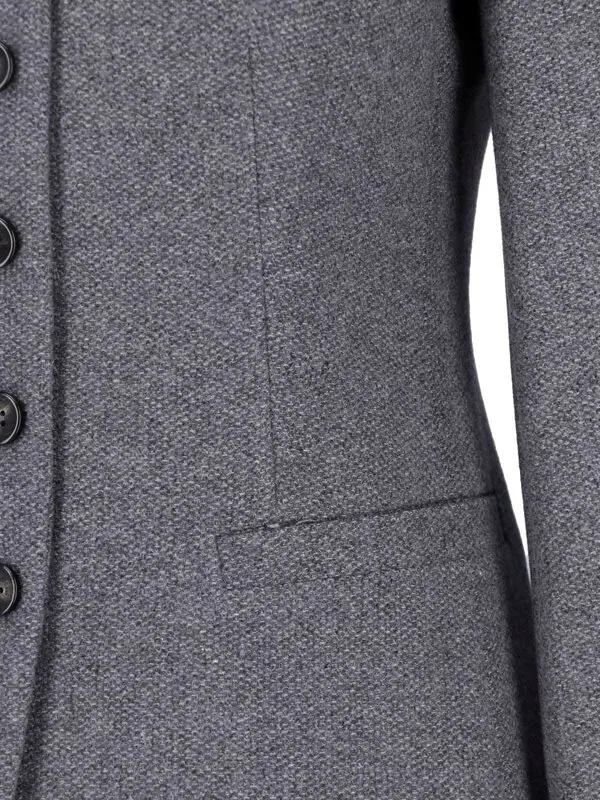 Max Mara Cashmere Crew-neck Blazer