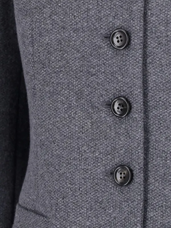 Max Mara Cashmere Crew-neck Blazer