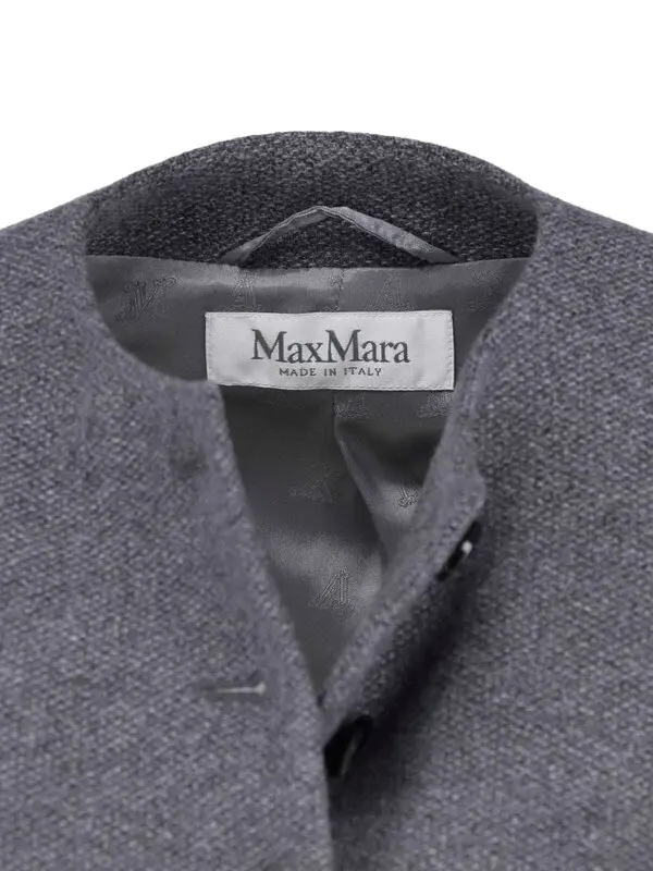 Max Mara Cashmere Crew-neck Blazer