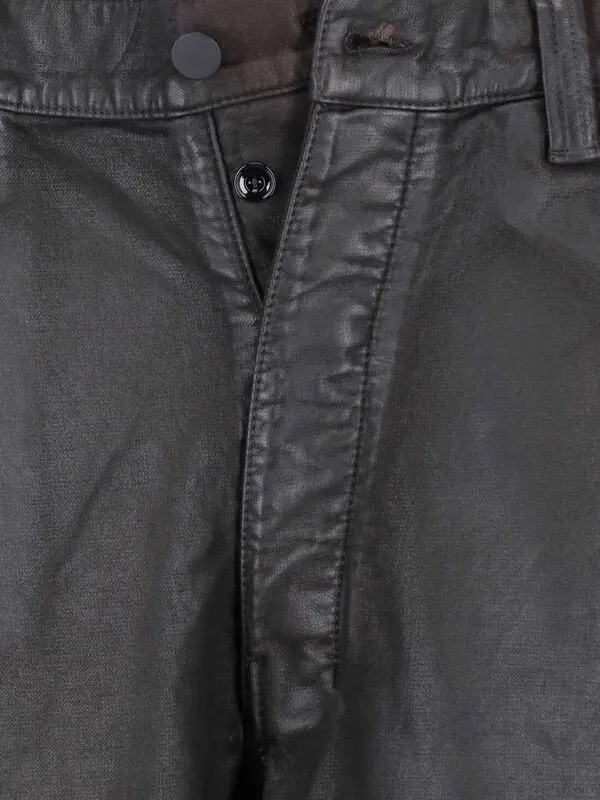 LEMAIRE Wide Coated Denim Pants