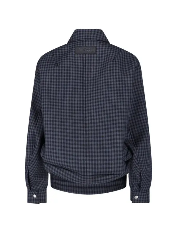 Loewe Jacket With Drawstring In Wool