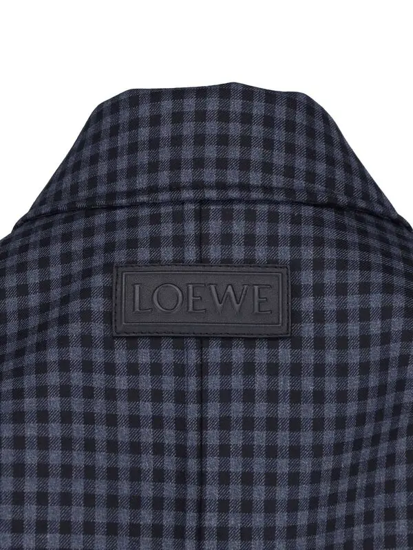 Loewe Jacket With Drawstring In Wool