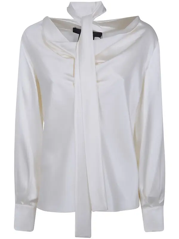 Max Mara Shirt Silk "fiocchi