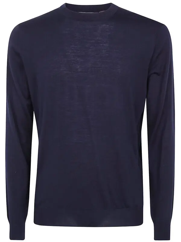 FILIPPO DE LAURENTIIS Round Neck Sweater - Blue