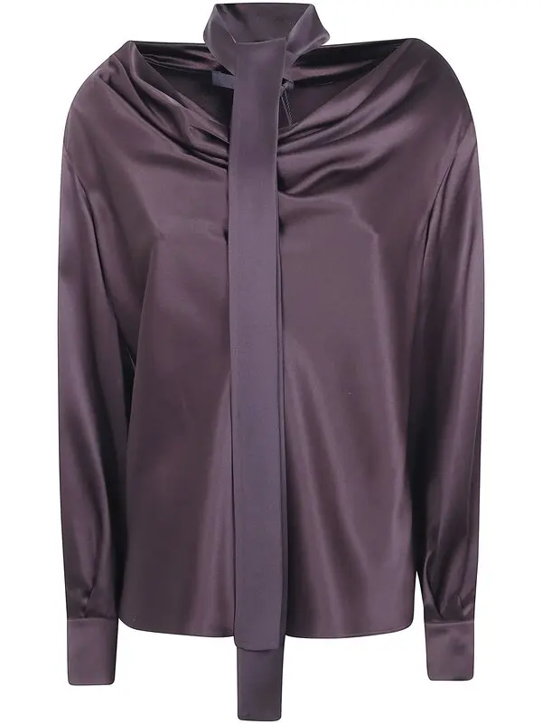 Max Mara Shirt Silk "fiocchi