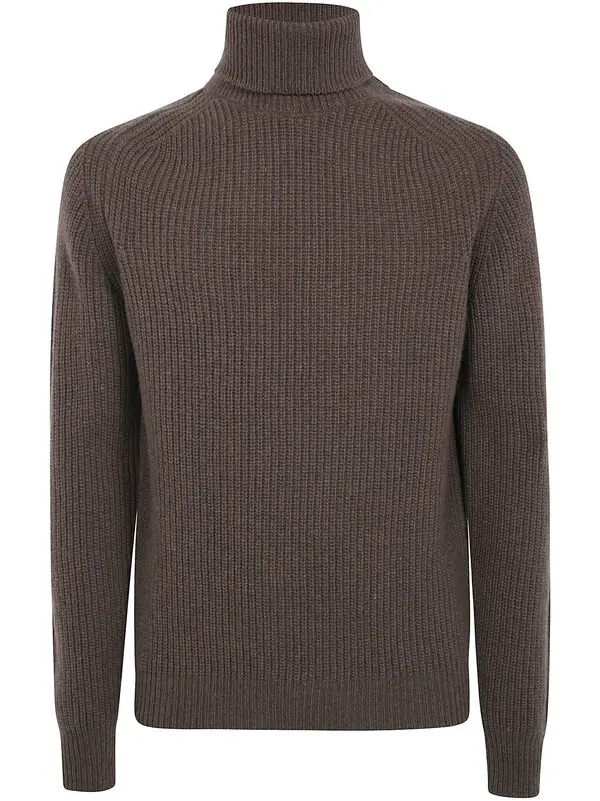 CRUNA Turtleneck Sweater "ginza - Green