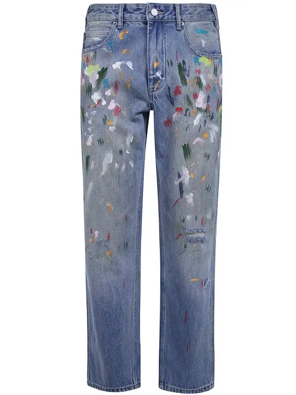 FOUND Jeans Multi Color "painter