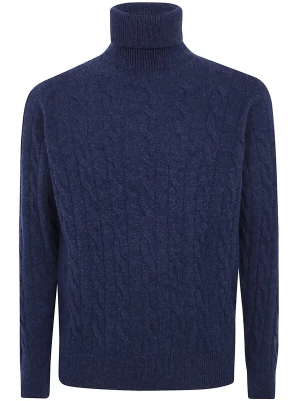 FILIPPO DE LAURENTIIS Sweater Turtle Neck Braided Sweater