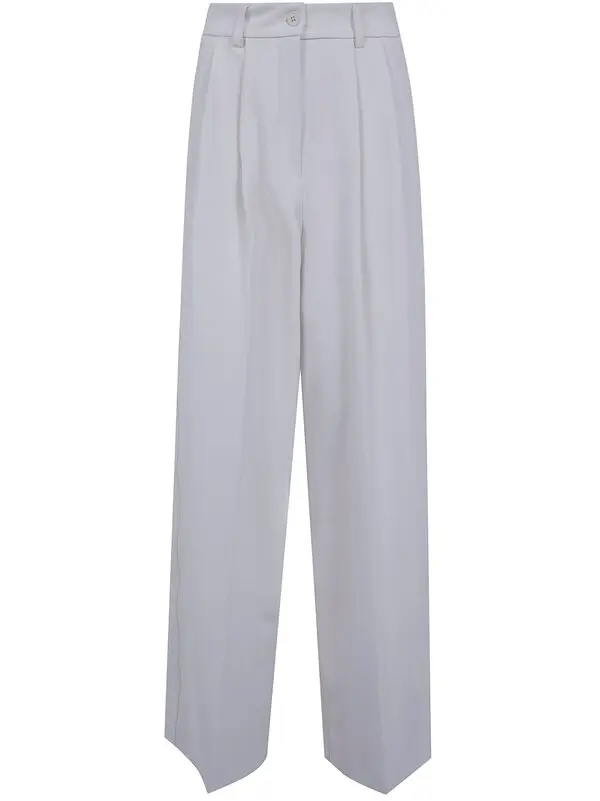 DRHOPE Pleated Trousers Natural
