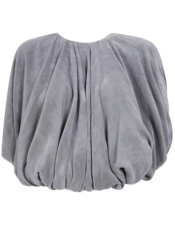 Rick Owens Cropped Cape "temple Bubble