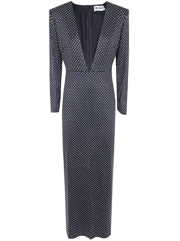 Rixo Dress Crystal Embellishment "amalia