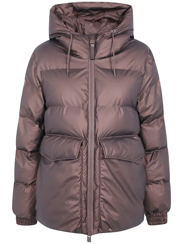 Rains Jacket A Line "a Line Puffer Jacket