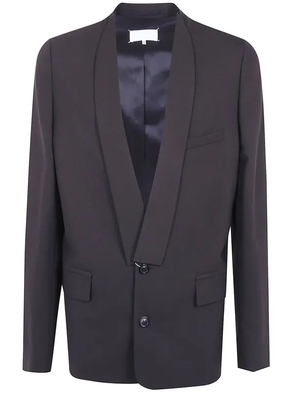 MAISON MARGIELA Blazer Minimal Collar "mnimal Collar Blazer