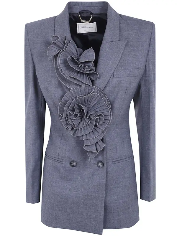 Blumarine Jacket Wool Blend Wool Blend Jacket