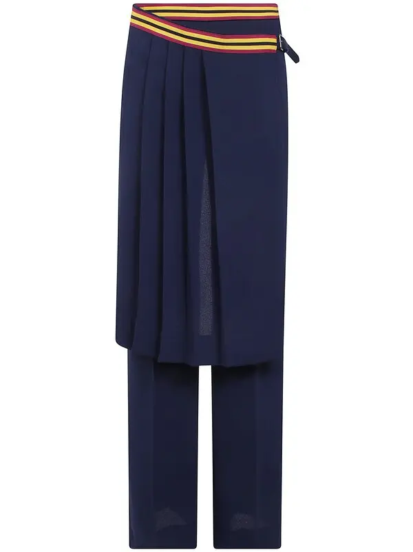 Dries Van Noten Pants Navy "prestona