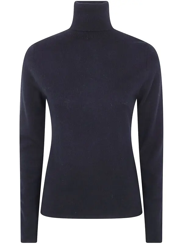 Rossopuro Sweater Long Sleeve Turtleneck - Black