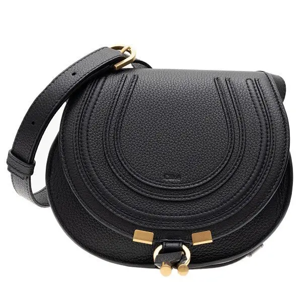 Chloé Small 'marcie' Saddle Bag - Black