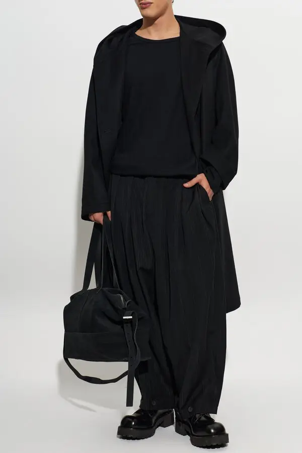 Yohji Yamamoto Wool Sweater With A Round Neckline