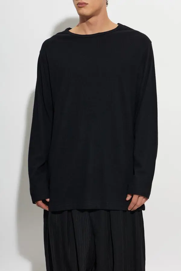 Yohji Yamamoto Wool Sweater With A Round Neckline