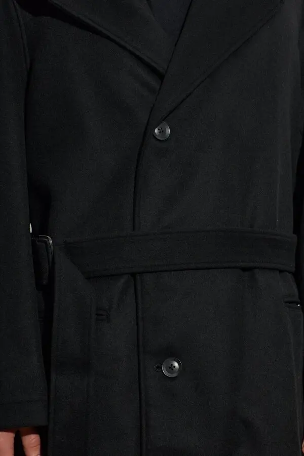 Yohji Yamamoto Wool Hooded Coat