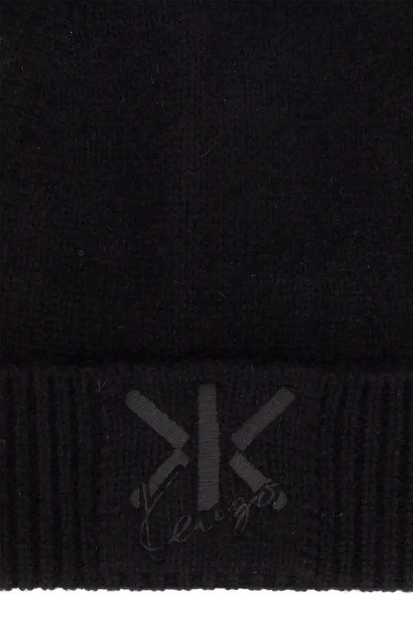 Kenzo Beanie With Embroidered Logo