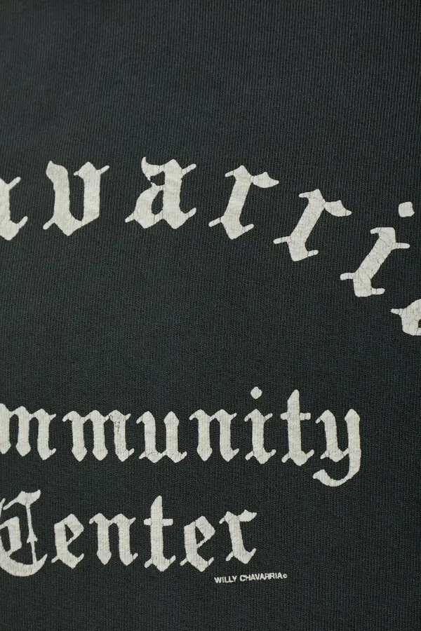 WILLY CHAVARRIA Chavarria Community Center Shrunken’ Sweatshirt