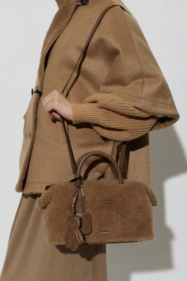 Max Mara Fur Logo Bag